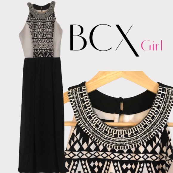 BCX | Dresses | Tribal Studded Maxi Dress Bcx Girl | Poshmark